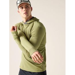 Dare 2b Funktionslongsleeve "Sprint City" in Oliv - 76% | Gr&ouml;&szlig;e XXL | Herren-sportshirts