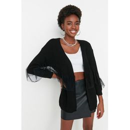 Trendyol Cardigan in Schwarz - 61% | Gr&ouml;&szlig;e M | Damen-pullover-cardigans