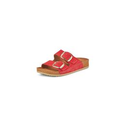 MUBB - Pantolette, rot, Gr. 37 - Leder