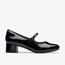 Clarks Iridessa Rae Schwarze Lackschuhe