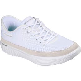 Skechers GoWalk Commuter Textil Damen Wei&szlig;e Standard Sneakers