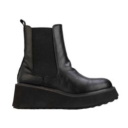 Rocket Dog - "Heyday" Stiefeletten f&uuml;r Damen, Plattform-Absatz (Schwarz)
