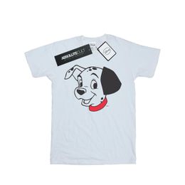 Disney - "101 Dalmatians Dalmatian Head" T-Shirt f&uuml;r Damen (Wei&szlig;)