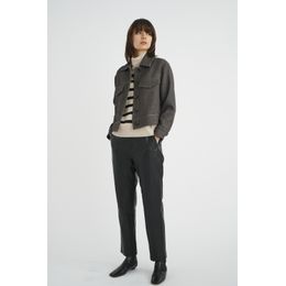 Inwear Strickpullover Oversize fit black offwhite