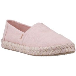 Toms Shoes TOMS Alpargata Rope 2.0 Baumwoll Espadrilles f&uuml;r Damen in blassrosa