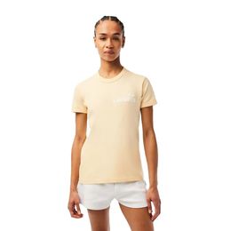Lacoste - T-Shirt f&uuml;r Damen (Gelb)