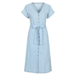 Mountain Warehouse - "Tulum" Kleid f&uuml;r Damen, Stoffg&uuml;rtel, Denim (Blassblau)