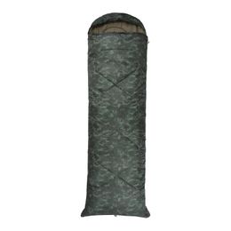 Mountain Warehouse - "Apex" Tarnmuster Schlafsack, Quadratisch, Zwischensaison (Dunkel-Khaki)