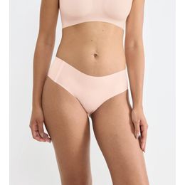 Hipster Sloggi "ZERO Feel 2.0 Hipster", Damen, Gr. L, puff pink, Single Jersey, Obermaterial: 76% Polyamid, 24% Elasthan, Unterhosen, nahtlos und unsichtbar