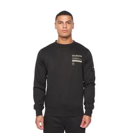 Duck and Cover - "Jennerkins" Pullover Rundhalsausschnitt f&uuml;r Herren (Schwarz)