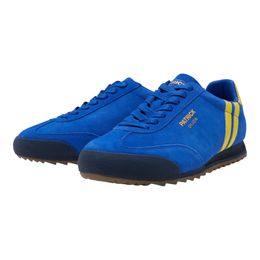 Patrick - "Dijon" Sneaker f&uuml;r Herren, Wildleder (K&ouml;nigsblau/Gelb/Marine)