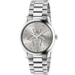 Gucci G-Timeless 38mm Unisex-Edelstahluhr - YA1264126