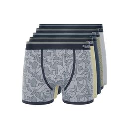 CrossHatch - "Spherigon" Boxershorts f&uuml;r Herren (5er-Pack) (Gr&uuml;n/Blau)
