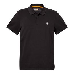 Timberland - "Oyster River" Poloshirt f&uuml;r Herren kurz&auml;rmlig (Schwarz)