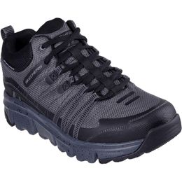 Skechers Summits AT Canobie Synthetische Herren Wanderschuhe in Anthrazit/Schwarz