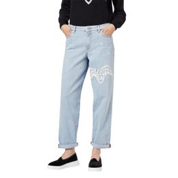 Emporio Armani Damen J89 Baggy Jeans (Blau)