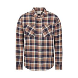 Mountain Warehouse - "Maine" Hemd f&uuml;r Herren, Flanell, Lang&auml;rmlig (Hellbraun)