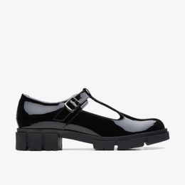 Clarks Teala Bar Schwarze Lackschuhe