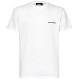 Dsquared2 Cool Fit Headquarters Wei&szlig;es T-shirt