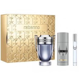 Paco Rabanne Invictus Geschenkset 100ml EDT Spray + 150ml Deodorant Spray + 10ml EDT