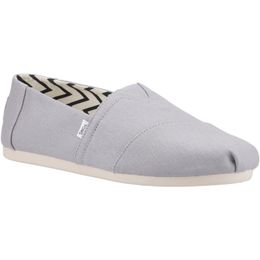 Toms Shoes TOMS Alpargata Baumwolle Herren Drizzle Grau Espadrilles