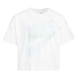Nike - "Futura" T-Shirt f&uuml;r M&auml;dchen Kastig (Wei&szlig;)