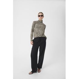 Soaked in Luxury Langarm-Shirt SLHanadi Gerade Passform animal