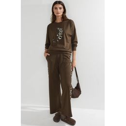 Modal Touch Leopardenmuster Zwei-Teiler Set