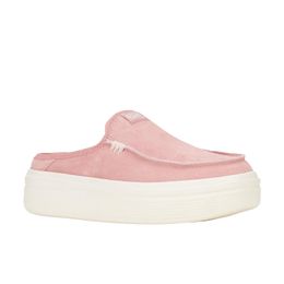 Hey DUDE Shoes HEYDUDE Austin Lift Classic Damen Pantoletten Aus Leder Mit Rosettenapplikation