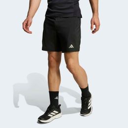 Shorts adidas Performance "TECH APP SHORT", Herren, Gr. L, L&auml;nge 7, schwarz, carbon, innenbeinl&auml;nge ca. 18 cm, Obermaterial: 100% Polyester, Hosen Shorts, f&uuml;r Fitnessstudio und Joggen, leichtes und atmungsaktives Material