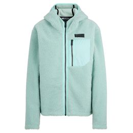 Fleecejacke Ziener "JUHA-Z LADY midlayer lady", Damen, Gr. 36, gr&uuml;n (dried eucalyptus), Obermaterial: 100% Polyester, Jacken Fleecejacke