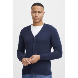 Cardigan Blend "BHCaden", Herren, Gr. XL, schwarz navy, Feinstrick, 100% Baumwolle, unifarben, regular fit normal, V-Ausschnitt, elastischer Bund, Strickjacken, Gem&uuml;tlicher Feinstrick-Cardigan