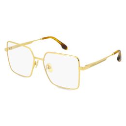 Victoria Beckham VB2132 Brille Unisex | Fassung: Vollrand, Quadratisch, Gold