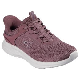 Slip-On Sneaker Skechers "SKECH-LITE PRO 2.0", Damen, Gr. 36, rosa (mauve), Textil, Schuhe, Freizeitschuh, Slipper mit Slip-Ins