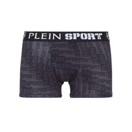 Boxer Plein Sport "Boxer", Herren, Gr. S, schwarz (0202, schwarz, schwarz), Obermaterial: 48% Baumwolle, 48% Modal, 4% Elasthan, Unterhosen
