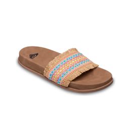 Sandale Roxy "Syenna 2", Damen, Gr. 10 (41), tan, Obermaterial: 100% Textil / Futter: 100% Textil / Au&szlig;ensohle: 100% TPR;, Schuhe Sandale