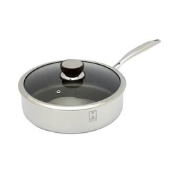 Hensslers Schmorpfanne &brvbar; silber &brvbar; Edelstahl &Oslash;: 26 &raquo; H&ouml;ffner