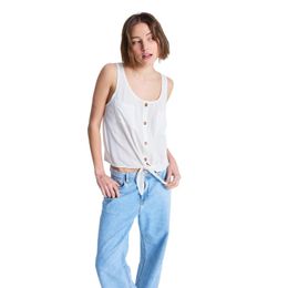 Hemdjacke Roxy "Tropical Hill", Damen, Gr. M, wei&szlig; (coconut milk), Obermaterial: 100% Viskose;, Jacken