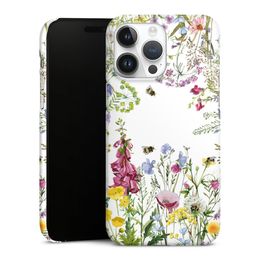 DeinDesign iPhone 14 Pro Max Handy Premium Case Smartphone Handyh&uuml;lle Schutzh&uuml;lle matt Meadow Nature Flowers Premium Case