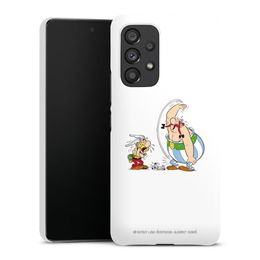 DeinDesign Galaxy A53 5G Handy Premium Case Smartphone Handyh&uuml;lle Schutzh&uuml;lle gl&auml;nzend Official Licensed Product Obelix Asterix Premium Case
