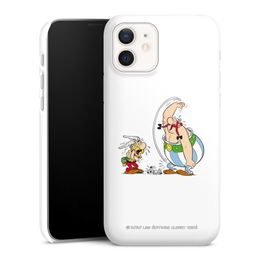 DeinDesign iPhone 12 Handy Premium Case Smartphone Handyh&uuml;lle Schutzh&uuml;lle matt Obelix Official Licensed Product Asterix Premium Case