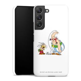 DeinDesign Galaxy S22 Handy Premium Case Smartphone Handyh&uuml;lle Schutzh&uuml;lle matt Obelix Official Licensed Product Asterix Premium Case