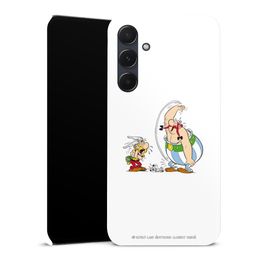 DeinDesign Galaxy A55 5G Handy Premium Case Smartphone Handyh&uuml;lle Schutzh&uuml;lle matt Obelix Official Licensed Product Asterix Premium Case