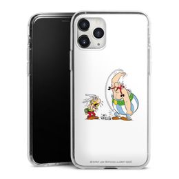 DeinDesign iPhone 11 Pro Max Handy Silikon H&uuml;lle Case transparent Handyh&uuml;lle Obelix Official Licensed Product Asterix Silikon Case