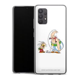 DeinDesign Galaxy A32 4G Handy Silikon H&uuml;lle Case transparent Handyh&uuml;lle Obelix Official Licensed Product Asterix Silikon Case