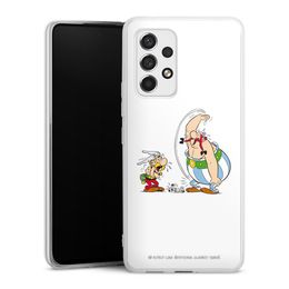 DeinDesign Galaxy A53 5G Handy Silikon H&uuml;lle Case transparent Handyh&uuml;lle Obelix Official Licensed Product Asterix Silikon Case