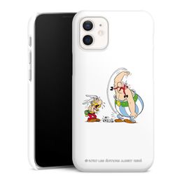 DeinDesign iPhone 12 mini Handy Premium Case Smartphone Handyh&uuml;lle Schutzh&uuml;lle gl&auml;nzend Obelix Official Licensed Product Asterix Premium Case