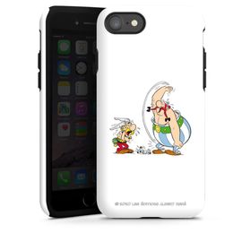 DeinDesign iPhone SE (2022) Handy Panzer Handyh&uuml;lle robuste Outdoor H&uuml;lle Schutzh&uuml;lle matt Obelix Official Licensed Product Asterix Tough Case