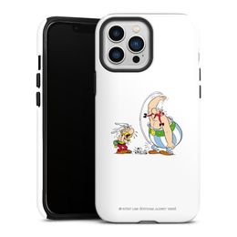 DeinDesign iPhone 13 Pro Max Handy Panzer Handyh&uuml;lle robuste Outdoor H&uuml;lle Schutzh&uuml;lle gl&auml;nzend Obelix Official Licensed Product Asterix Tough Case