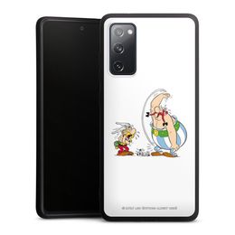 DeinDesign Galaxy S20 FE Handy Premium Silikon H&uuml;lle Handyh&uuml;lle schwarz Case Obelix Official Licensed Product Asterix Silikon Premium Case